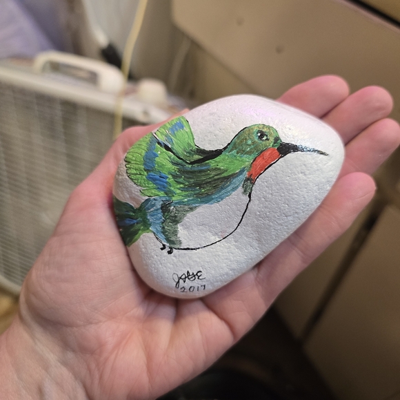 Accents | Hummingbird Painted Rock 27 | Poshmark